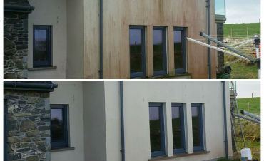 K Render Cleaning to Remove Algae Growth - Recommended Cleaning